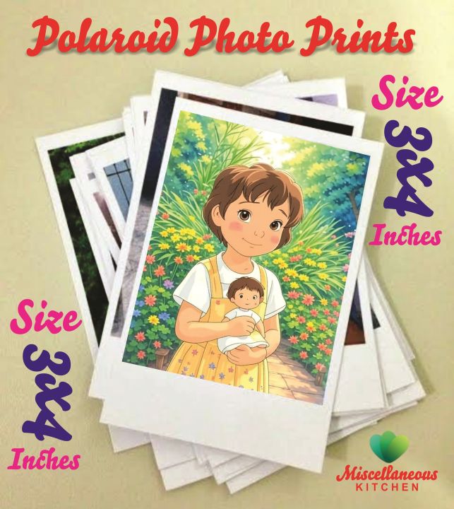 Custom Polaroid Pictures Print Personalize Photos Gifts Photo Frame ...