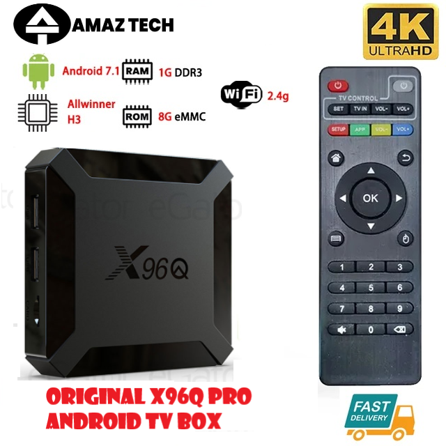 Original X96Q Pro Smart 4K Android Box TV Device | Daraz.pk