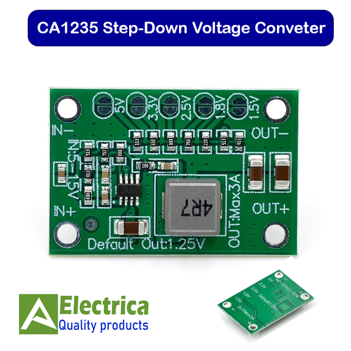 2 pcs CA1235 Buck Converter Module CA1235 Selectable Output Voltage ...