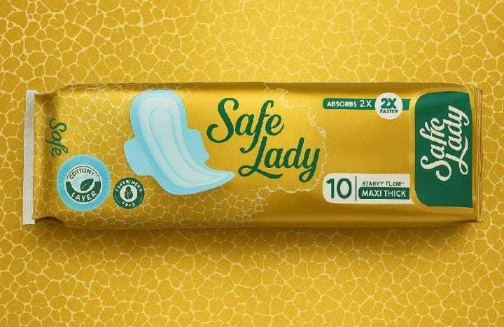 Safe Lady Comfort Pads | Super Soft Layer | Rashes Free 10 Pads | Daraz.pk