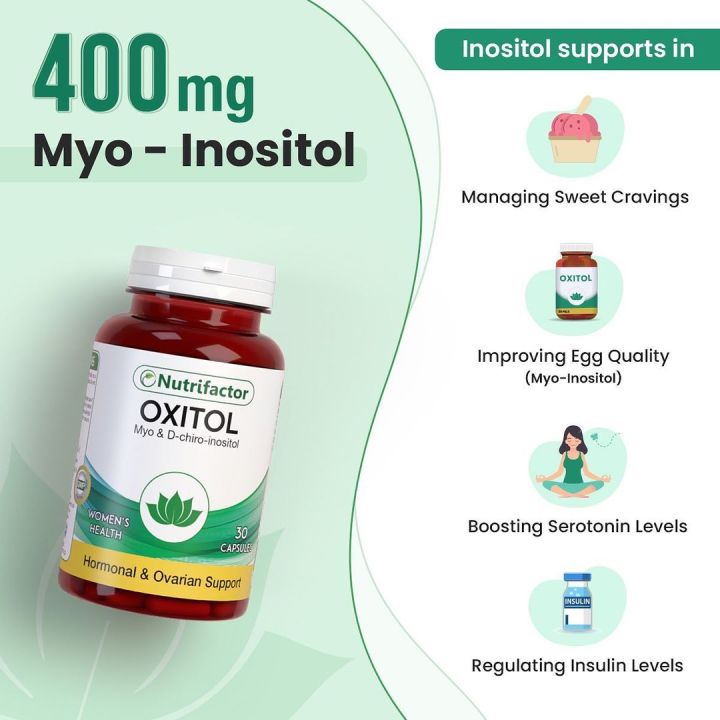 Nutrifactor Oxitol Women's Health Hormonal & Ovarian Support (30 ...