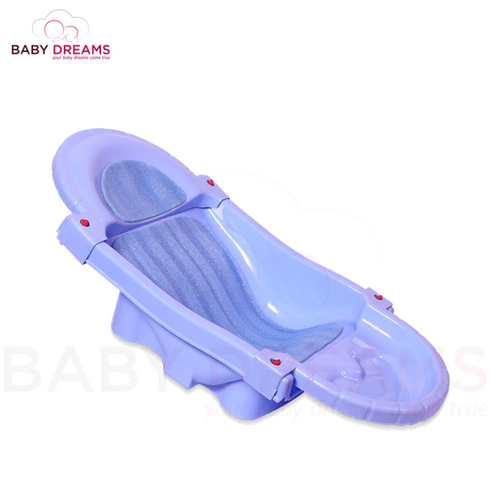 Baby dreams Bubbles Baba & Baby Bathtub Portable Folding & Spacious Baby Bath tub for infants BD ...