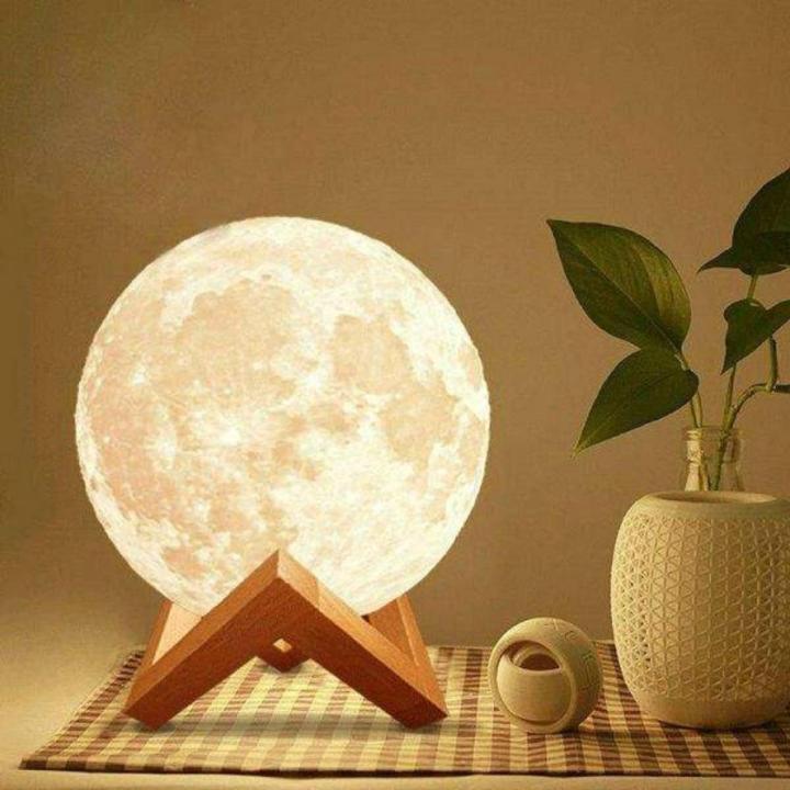 LED Moon Light Lamp Lunar Light Lamp Study Lamp Bedroom Led Bed Lamp ...