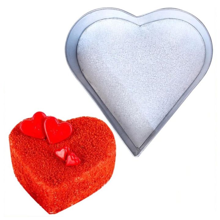 Heart Cake Baking Mold Steel 8 Inch | Daraz.pk