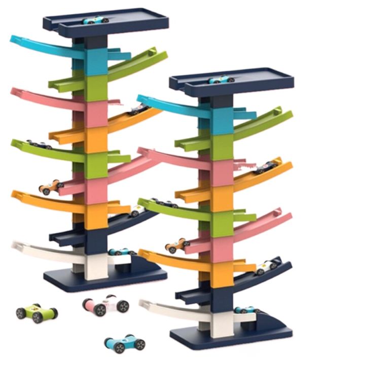 Car Gliding Ramp Racing Modal Track Toy Toddler Car Playset Replacement ...