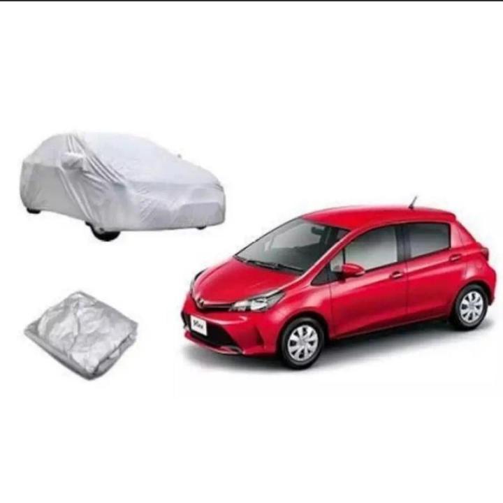 Toyota Vitz Silver Parachute Car Top Cover | Daraz.pk