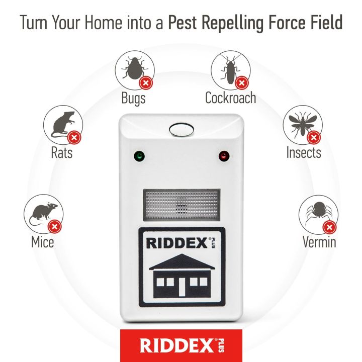 RIDDEX Plus - Non-Toxic Pest Control for Home Defense Against Rats ...
