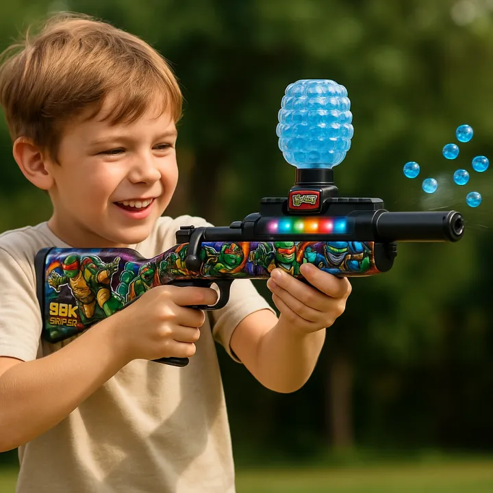 Sniper Gun Automatic Electric Toy Gun – Rechargeable Splatter Ball ...