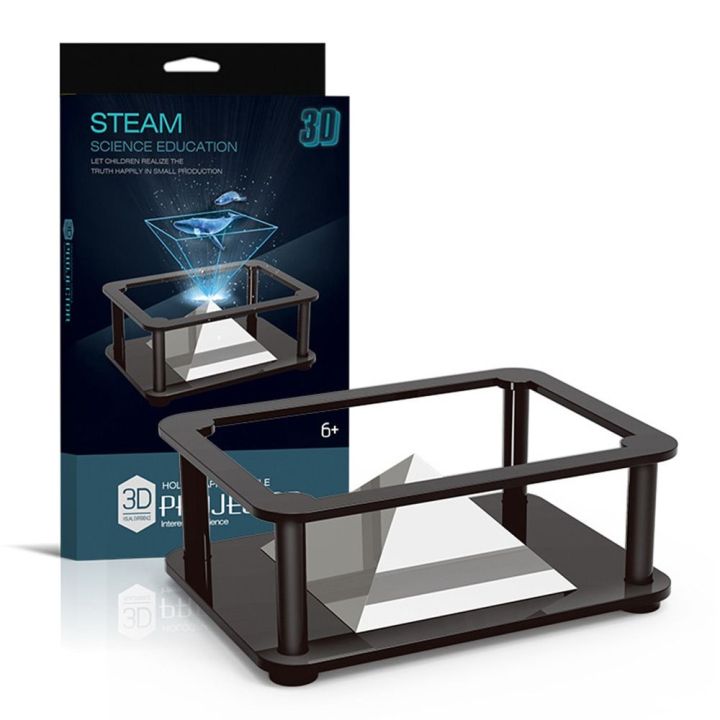 Universal Plastic 3D Holographic Display Stand Toys Creative Pyramid ...