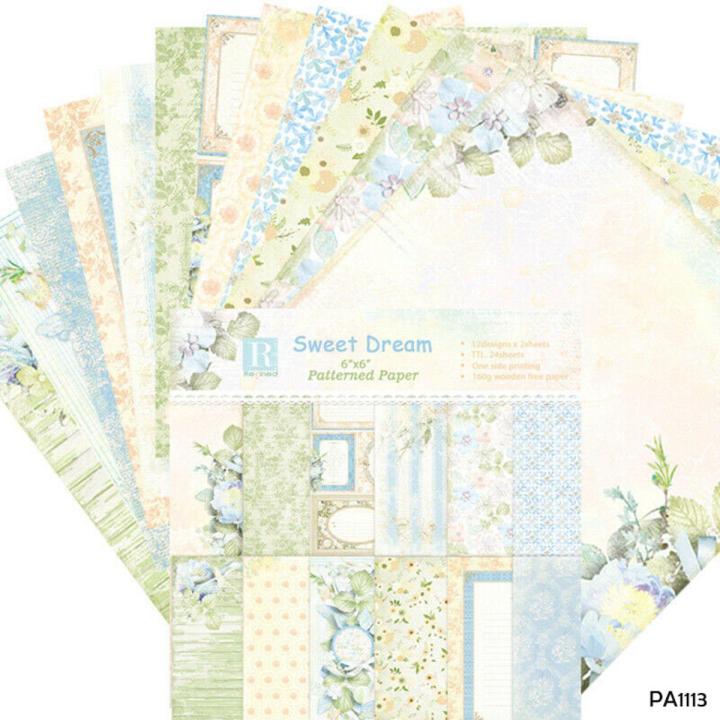 Bello Craft 24 sheets 6x6 inch Pattern paper / Craft Papers / Designer ...