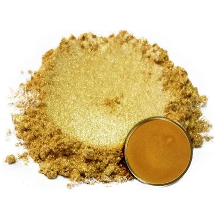 Gold Mica Powder Epoxy Resin Dye Pearl Pigment Natural Mica Mineral ...