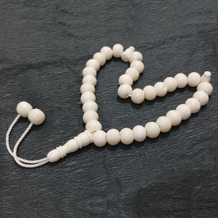 Beautiful Fancy Small Camel Bone Tasbih 33 and 100 Beads size 8-mm 10 ...