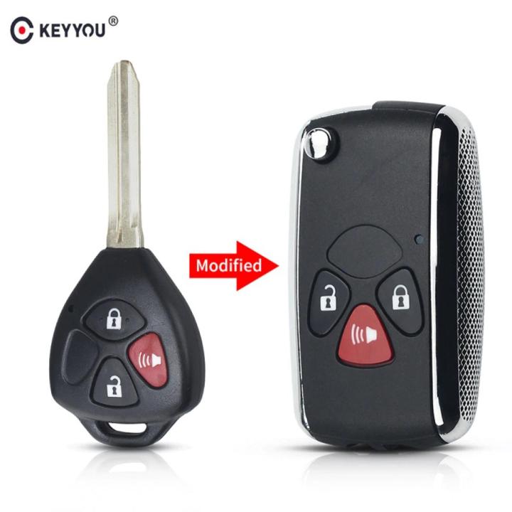 Remote control rocker key shell, for Toyota Avlon, Crown, Corolla ...