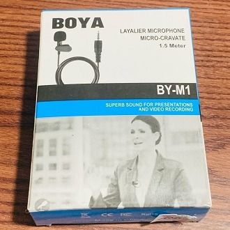 Professional Original Boya Mic BY M1 Lavalier Microphone for all ...