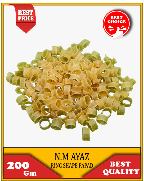 Ring Shape Papad / Snack /کچا پاپڑ / Chips// 200 gm | Daraz.pk
