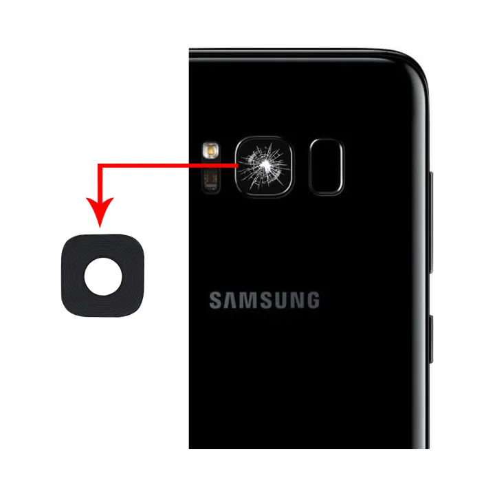 Samsung Galaxy S8 Plus Camera Glass Replacement Rear Back Camera Lens ...
