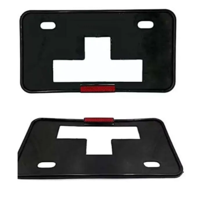 2Pc Car Front , Back Number Plate Frames License Plate Cover With ...