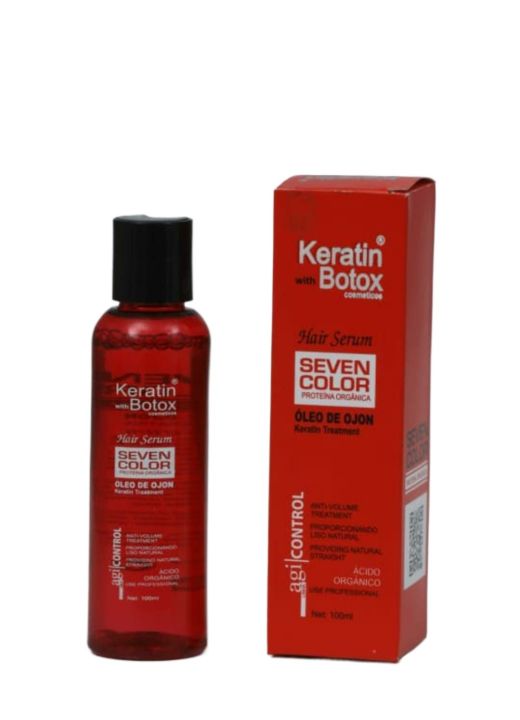 Seven Color Keratin Botox Hair Serum Advanced Hair Care Serum For All ...