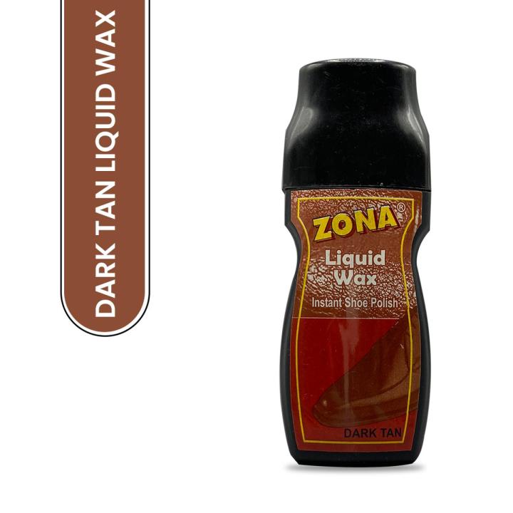 Zona Liquid Wax in Dark Tan 75 ml as liquid wax shoe polish that works ...