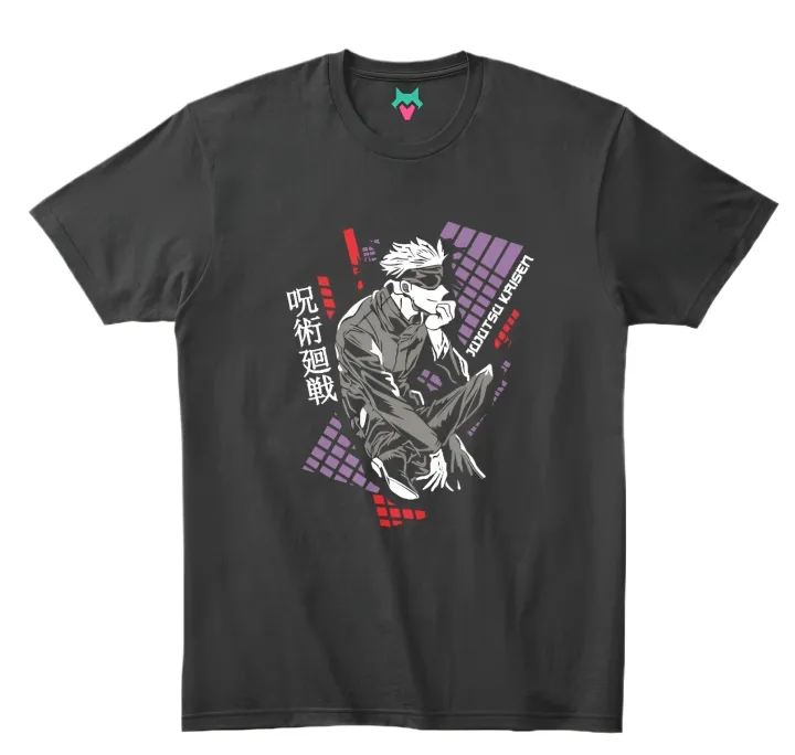 Tee Mammal - Jujutsu Kaisen Unisex Black Anime T - Shirt - Customized ...