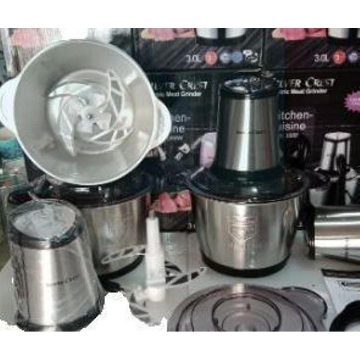 Meat Chopper Grinder Electric Silver Crest - SUS 304 stainless steel Bowel Capacity 2L, 1000W ...