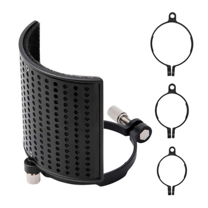 U Type Mic Shield Filter Screen Three Layer Cover for Microphones ...