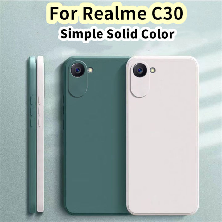 Original For Realme C30 Silicone Full Cover Case Antifouling Phone Case ...