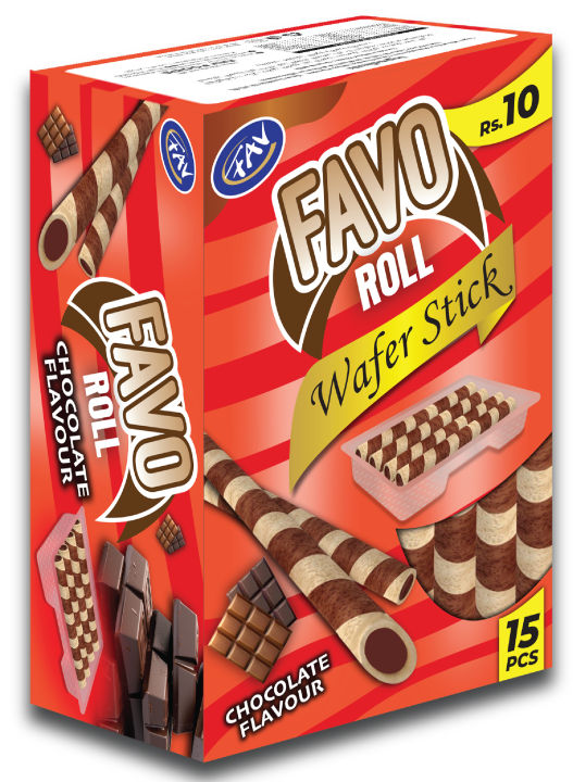 Favo Chocolate Rolls Snack Sticks - RS 10x15 Pack | Daraz.pk