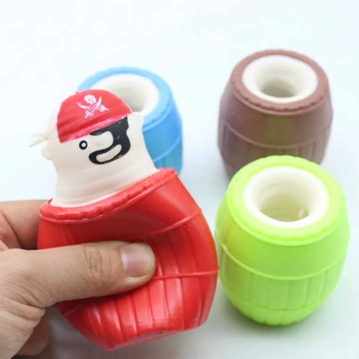 Anti-Stress Toy Pirate Cup Squeeze Fidget Toys Tpr Squishy Anti Stress ...