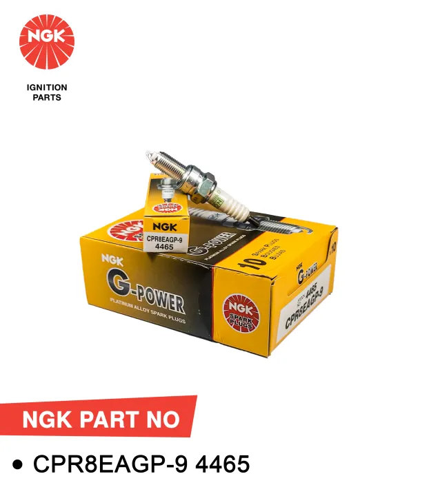 NGK Spark Plug for Honda CB150F CPR8EAGP-9 : 4465 (Japan) (Single Pc ...