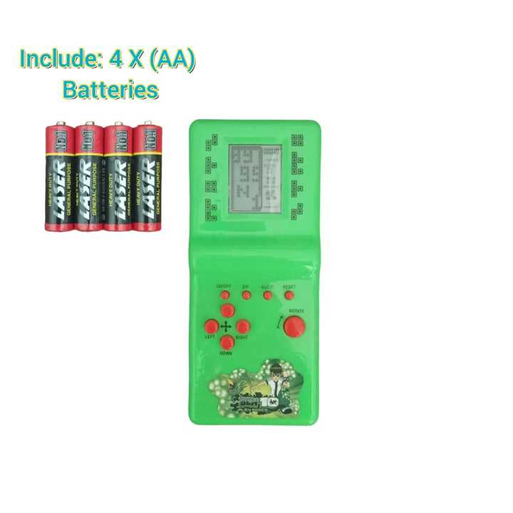 Classic Handheld Brick Blocks Game Console For Kids – 26 Built-in Games ...