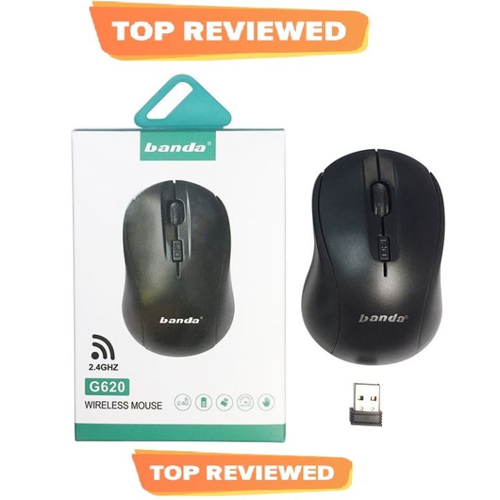 Techno Wireless Mouse 2.4Ghz Wireless Optical Mouse With USB Receiver ...