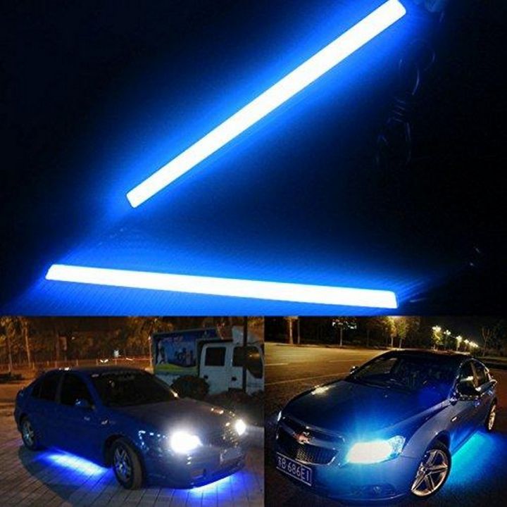 Blue LED Daytime Running Light for Bumpers (for all Cars) 2PCS | Daraz.pk