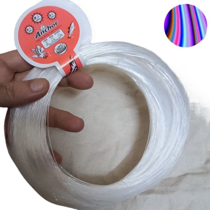 50 METER CRYSTAL NON-STRETCH BEADING FISH LINE WIRE, PE NYLON ROPE CORD ...