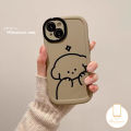 MissConnie Simple Graffiti Happy Puppy Bear Good Luck Phone Case ...