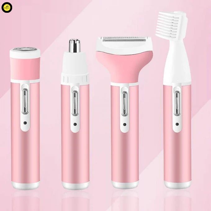 Professional Electric 4 in 1 Rechargeable Hair Remover Trimmer and ...