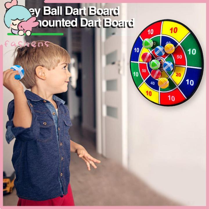Kids Dart Board Fun Animal Print Sticky Ball Dart Board Toy for Kids ...