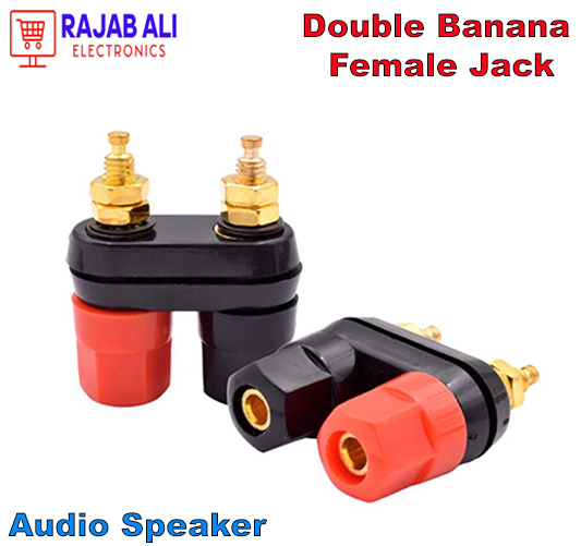 Double Row Banana Socket Traovien Banana Plugs One Couple Terminals Red ...