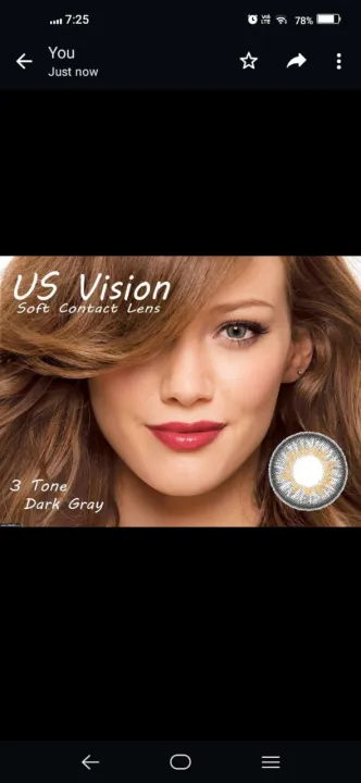 Drizzle style Eye contact lense eye care lense party wear lense in 3 ...