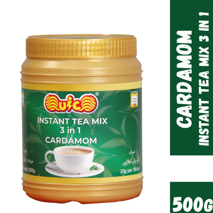 QuicQ Instant Tea Mix 3 in 1 – Cardamom – 500g | Daraz.pk