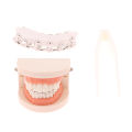 Hip Hop Water Droplet Teeth Grillz Bottom Gold Plated Glossy Tooth Caps ...