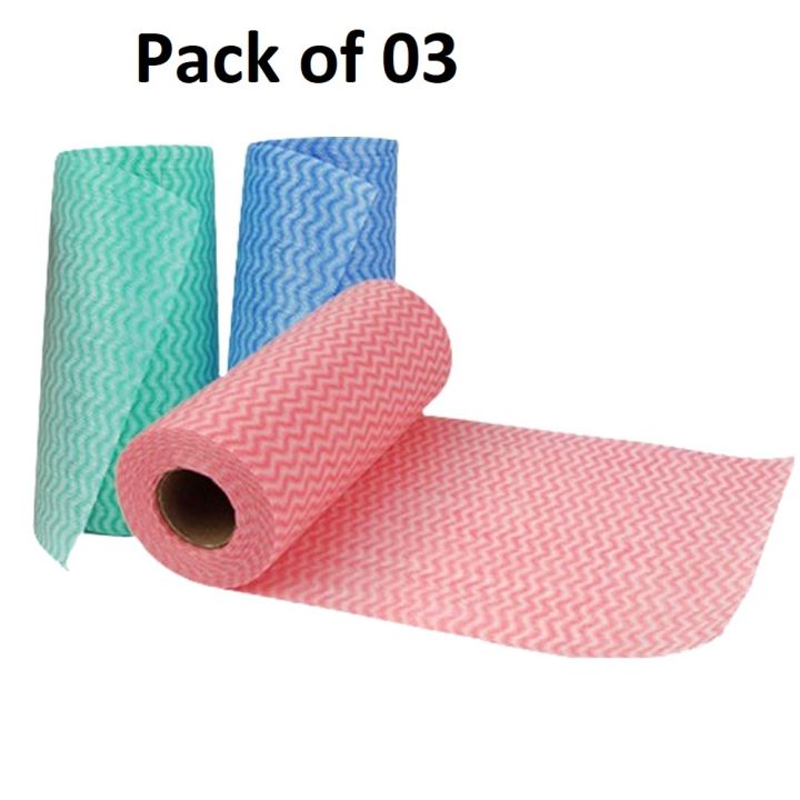 [High Quality] 1 Roll x 50 Tissues – All Purpose Disposable Reusable ...