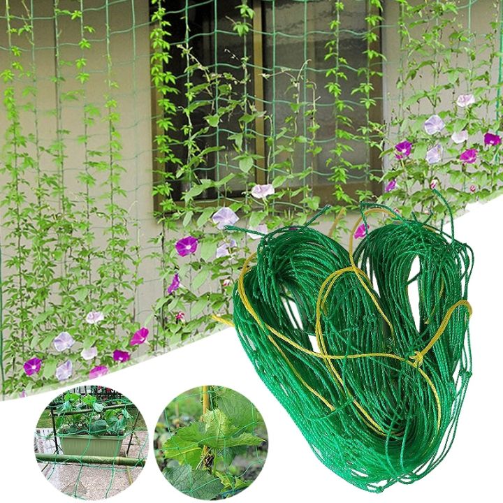 Garden Climbing Netting Strong Nylon Trelli For Climbing Plants Loofah ...