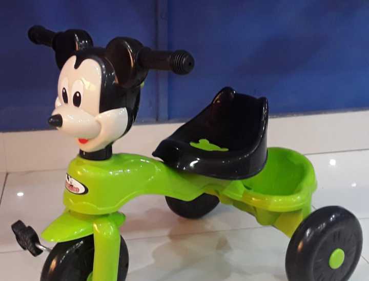 Light Up Your Child's Ride with the Mickey Mouse Kids Tricycle Includes ...
