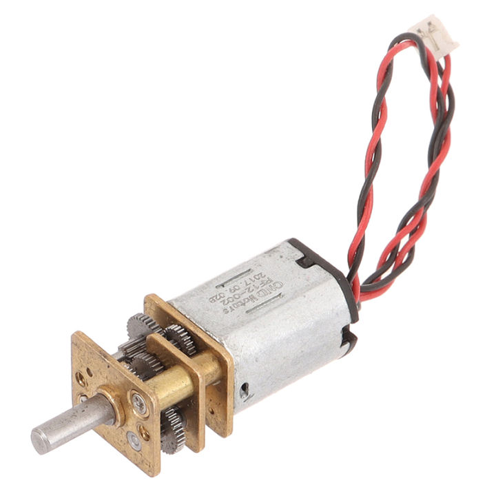 Dc 3v-12v 60rpm Mini Slow Speed N20 Full Metal Gearbox Gear Reducer ...
