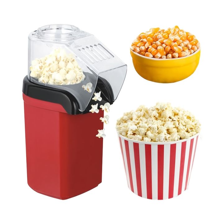SENBOWE EU Plug Upgrade Vortex Hot Air Popcorn Machine - Increase Corn ...