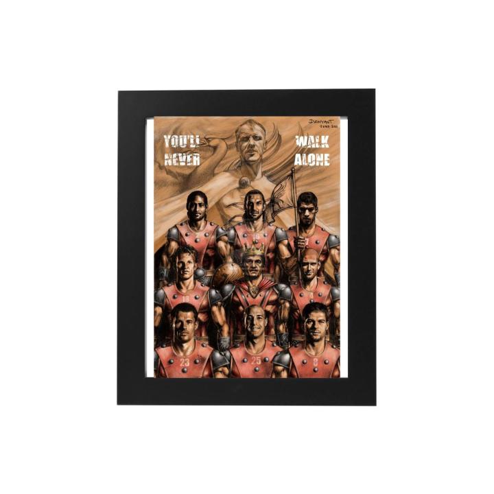 Liverpool FC YNWA Football Enthusisats Nostalgic Posters Room Posters ...