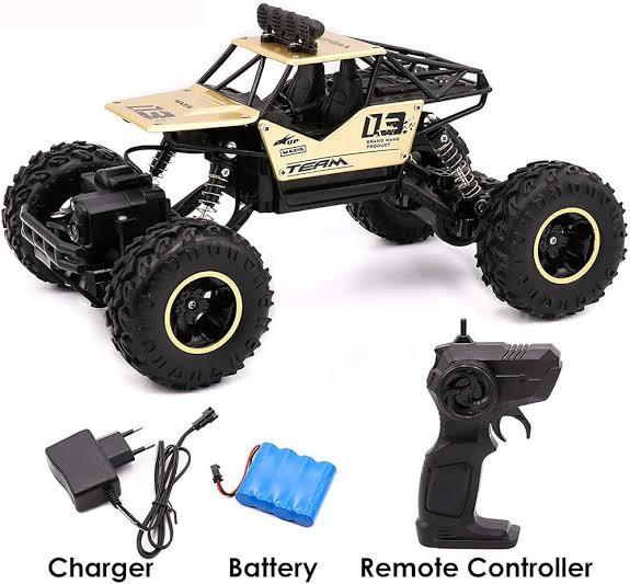 Toyz Remote Control Plastic Racing Car, Rock Crawler 4 Wheel Drive ...