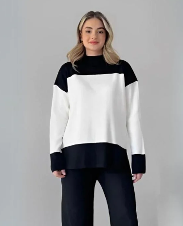 WOMEN CASUAL TWO-TONE CO-ORD SET | Daraz.pk