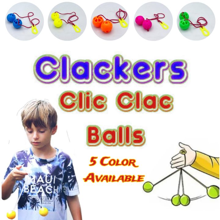 Latto kids Toy Click Clack Ball Bump Balls Clackers Ball Toy for Kids ...